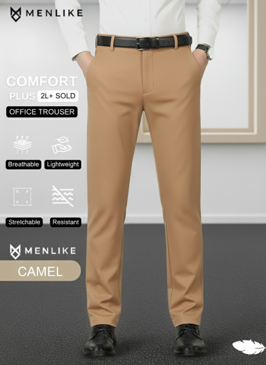 MENLIKE - India's Best Premium Comfortable Trousers for Men