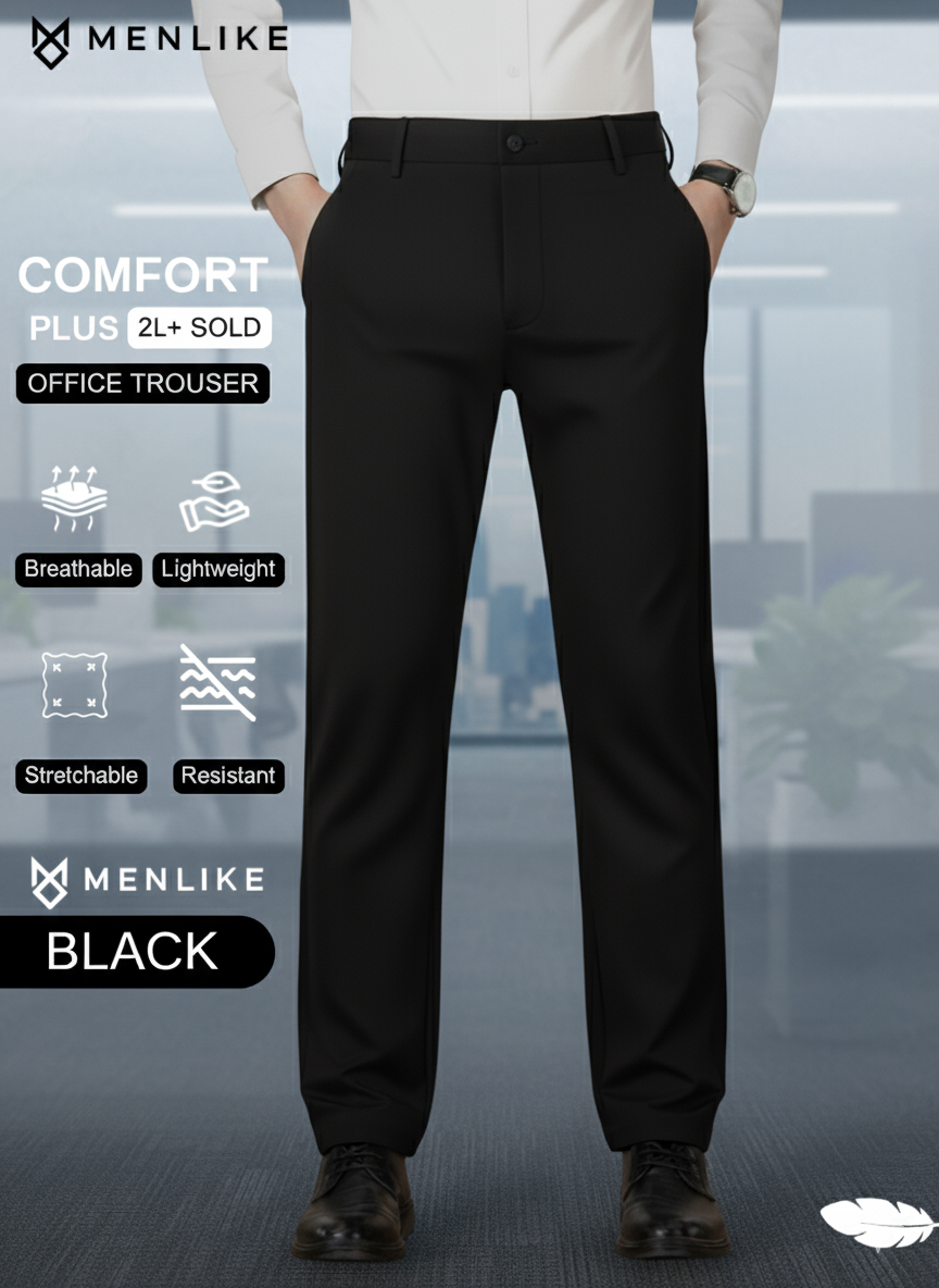 MENLIKE - India's Best Premium Comfortable Trousers for Men