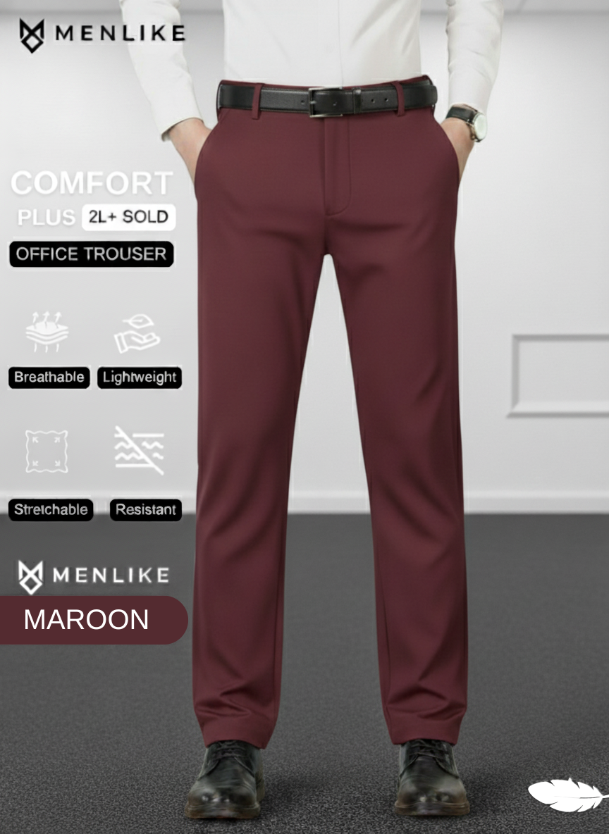 MENLIKE - India's Best Premium Comfortable Trousers for Men