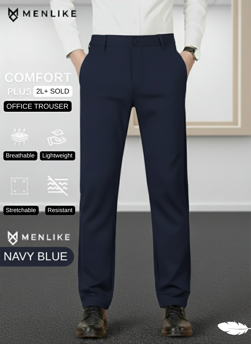 MENLIKE - India's Best Premium Comfortable Trousers for Men
